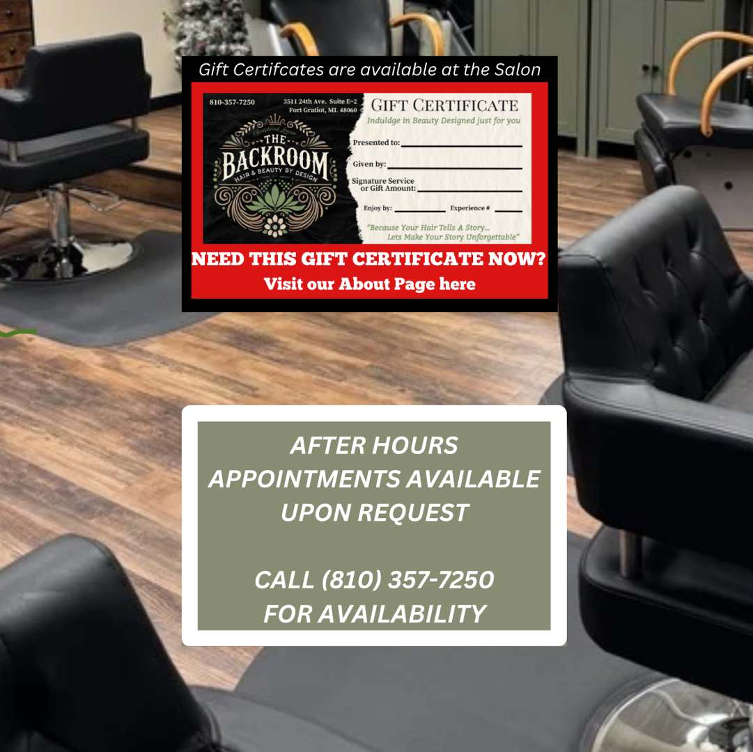 The Backroom Hair & Beauty By Design